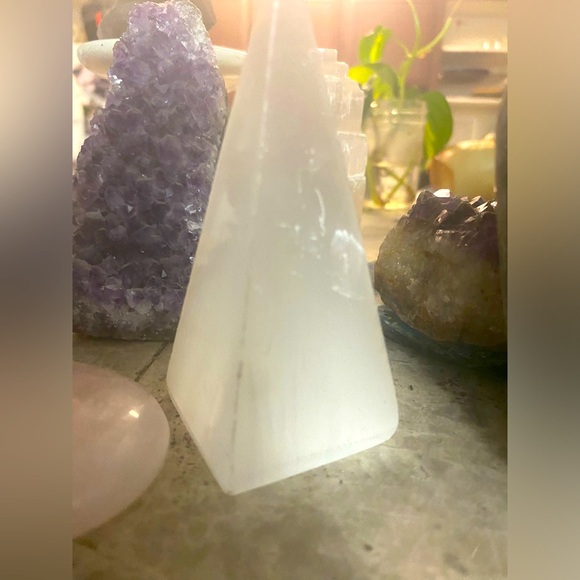 celestine crystal | Accents | Selenite Triangle Generator Triangle For ...